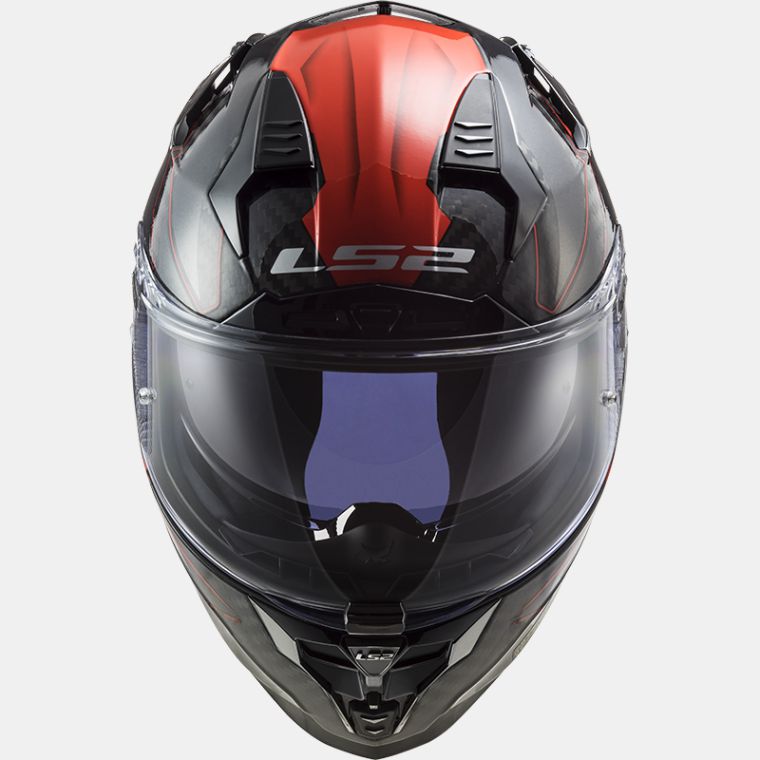 LS2 FF327 Challenger Carbon Fold Rød - SafeMC