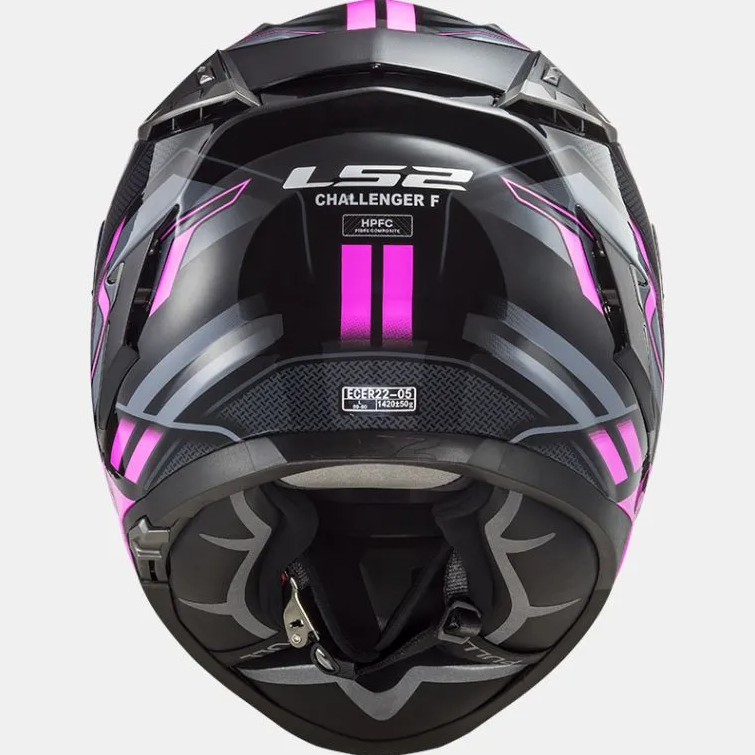LS2 FF327 Challenger Spin Rosa/Svart - SafeMC